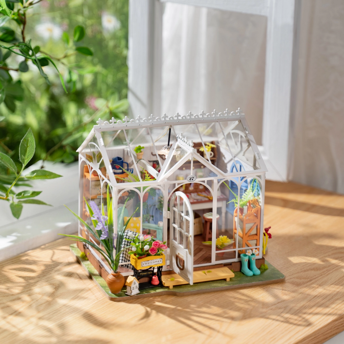 DIY Miniature House Book Nook Kit: Dreamy Garden House – Cornell Farm