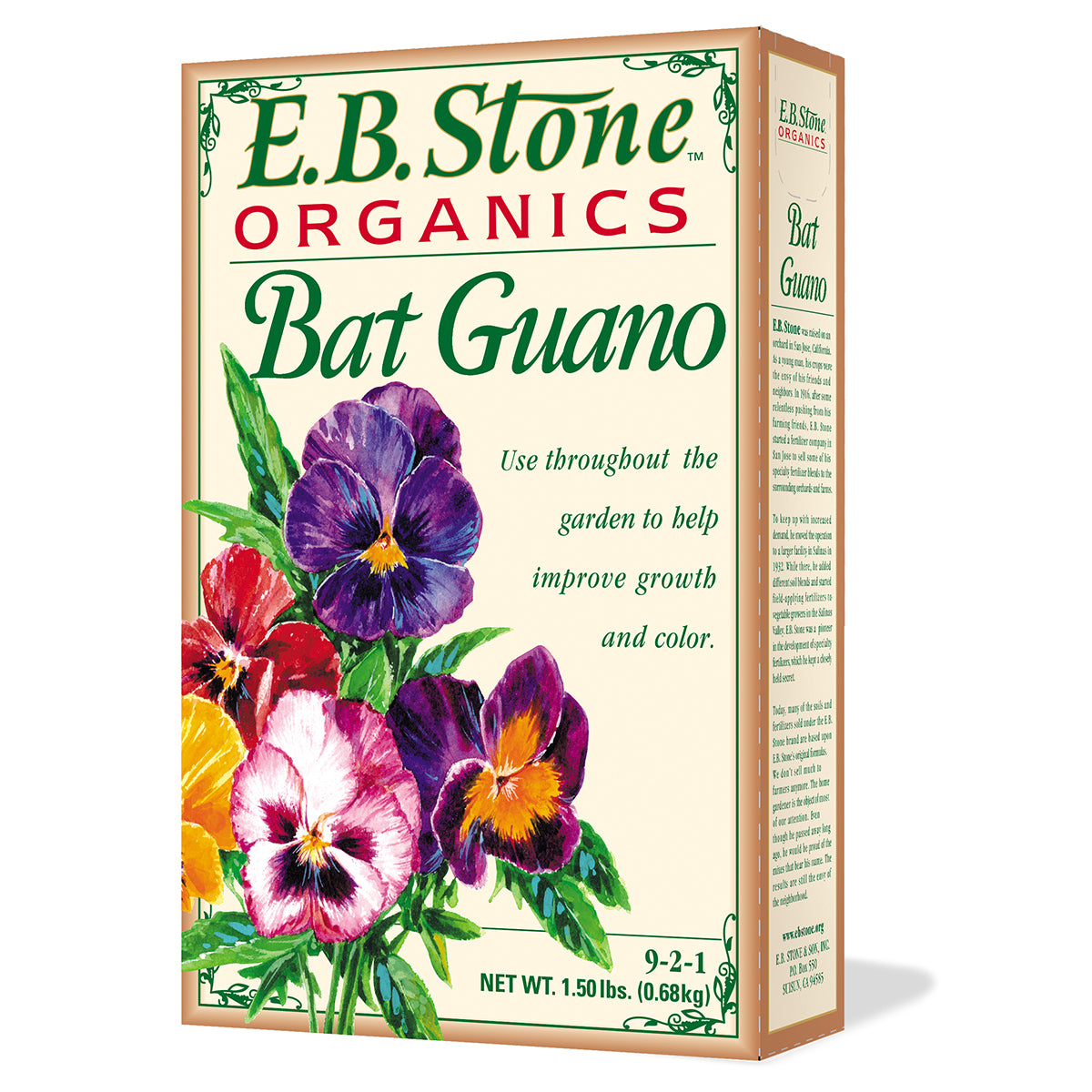EBS Fert Bat Guano 9-2-1 1.5# – Cornell Farm