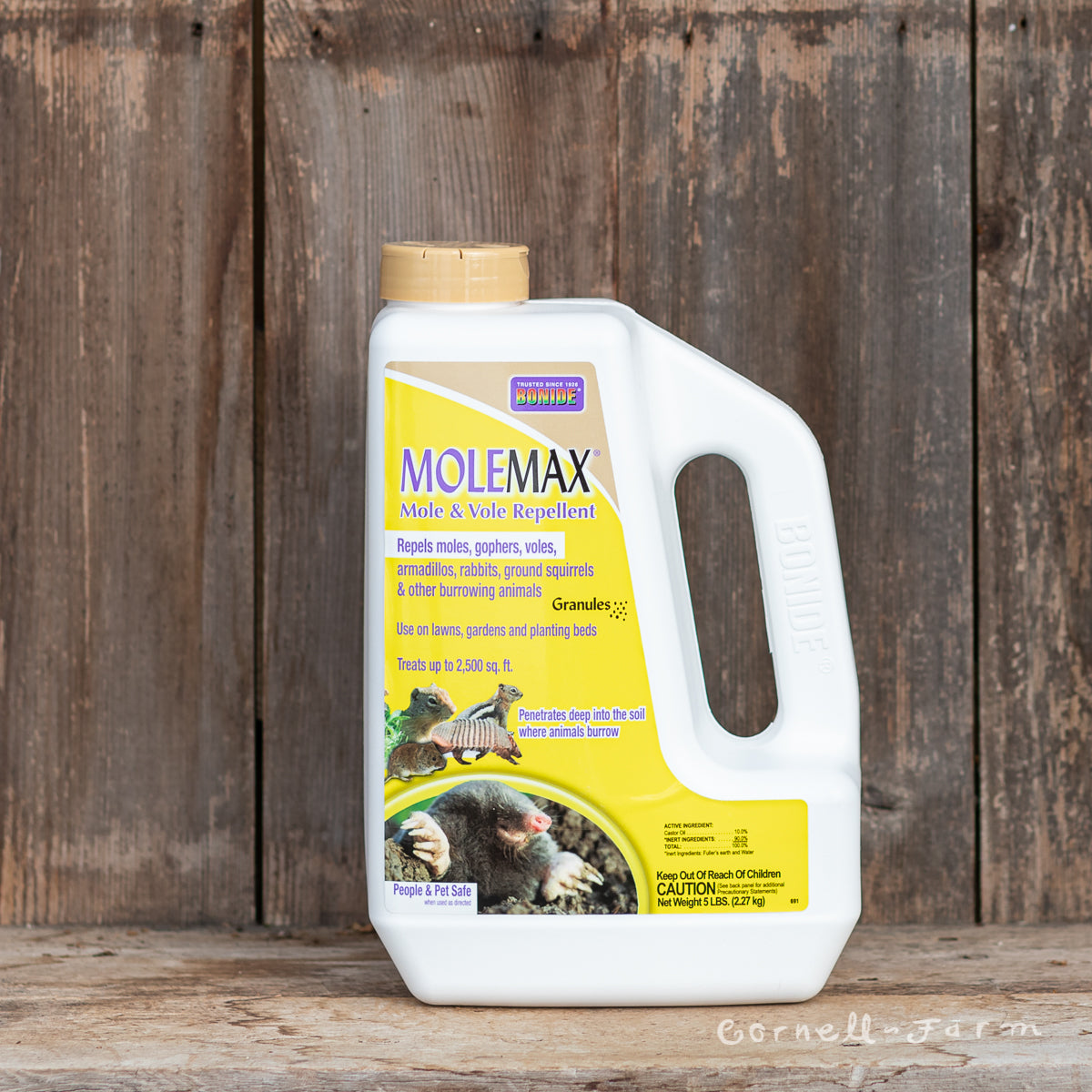 Bonide Animal Repellent Molemax 5# – Cornell Farm